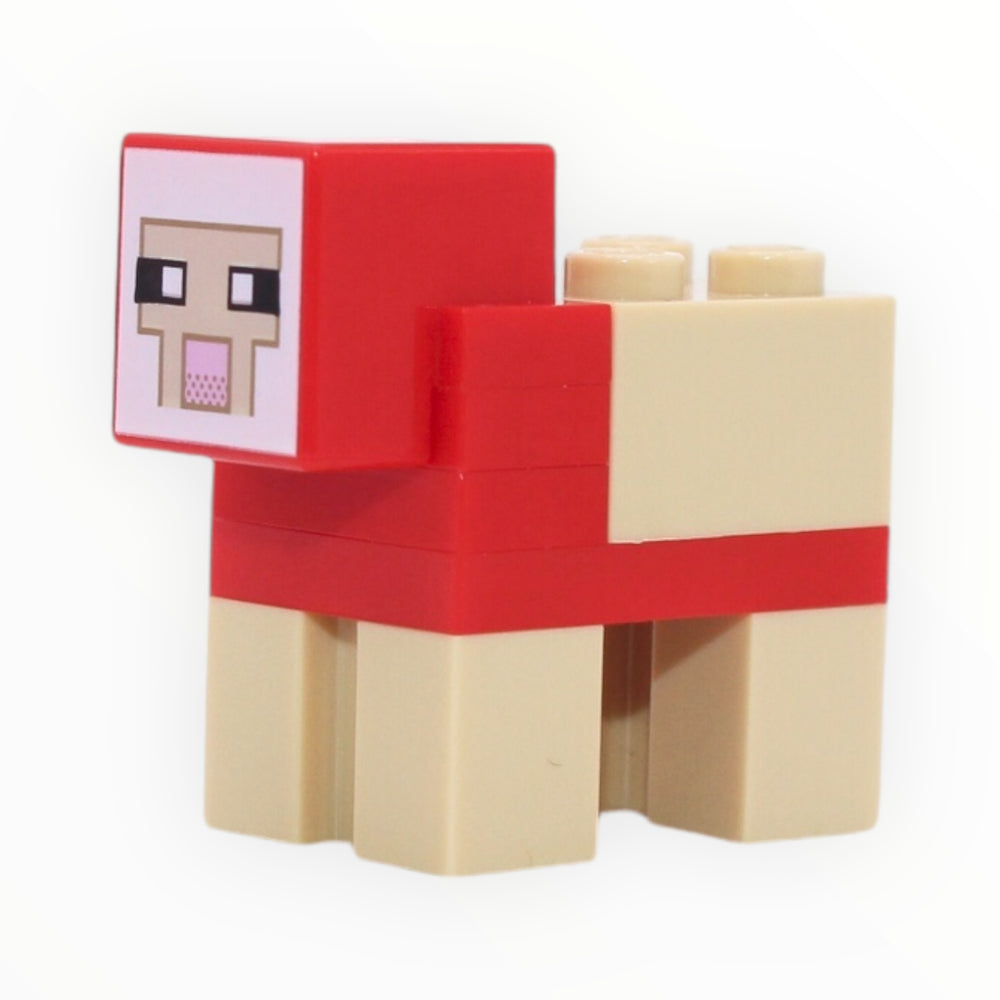 Minecraft Red Sheep (sheared)