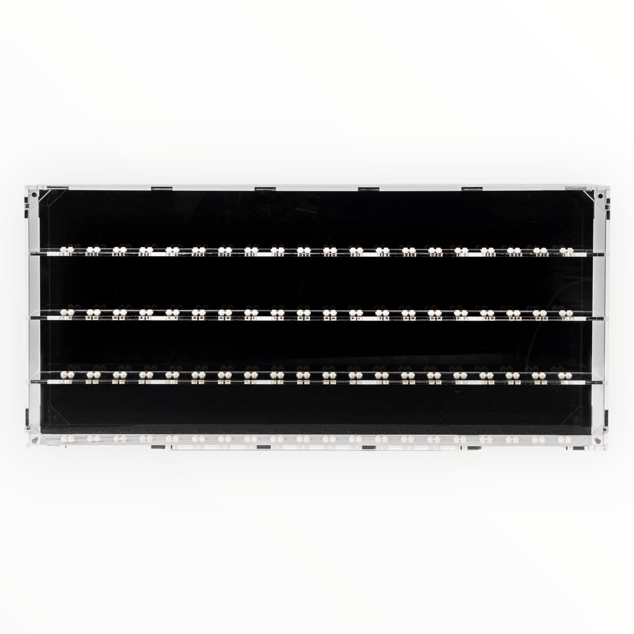 Brickshell Wall-Mounted Display Case - 80 Minifigures