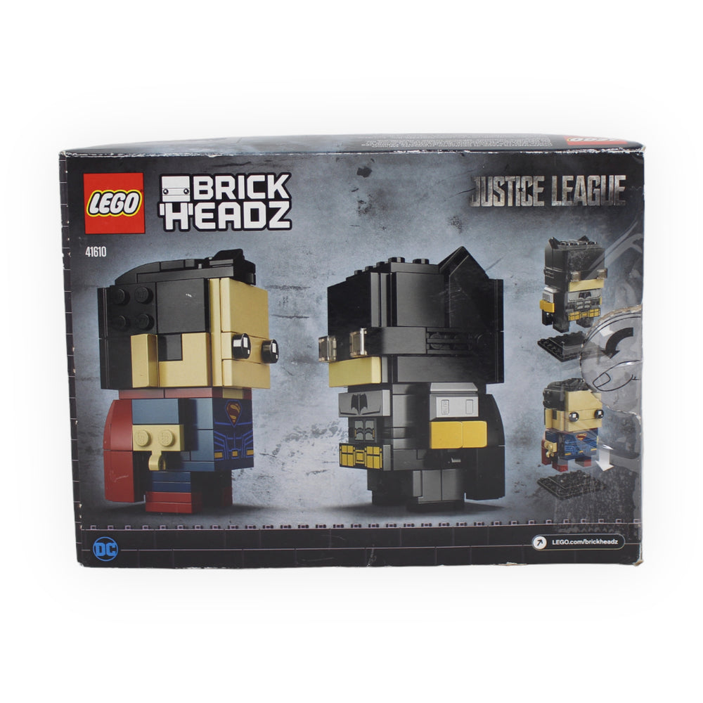Certified Used Set 41610 Dc Brickheadz Tactical Batman And Superman