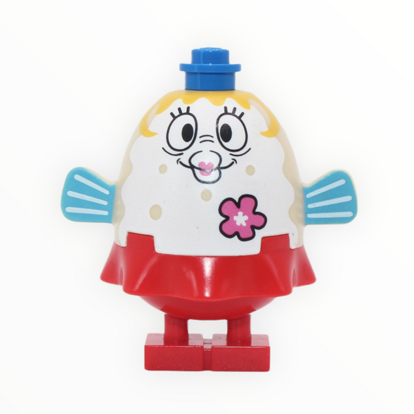 Mrs. Puff (smiling, pink flower)