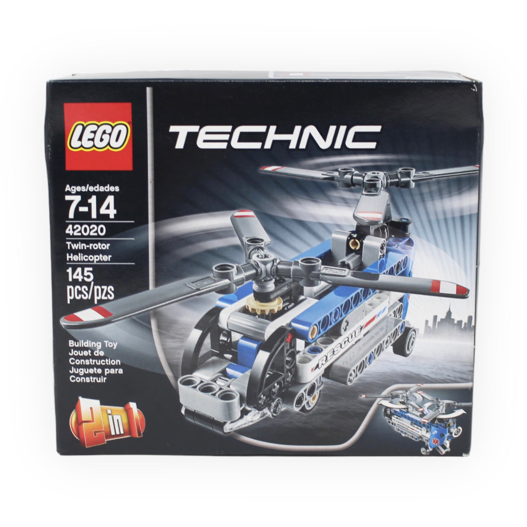 Retired Set 42020 Technic Twin Rotor Helicopter