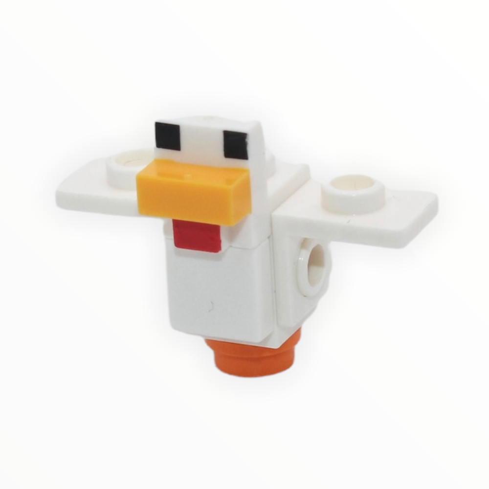 Minecraft Chicken (open wings)