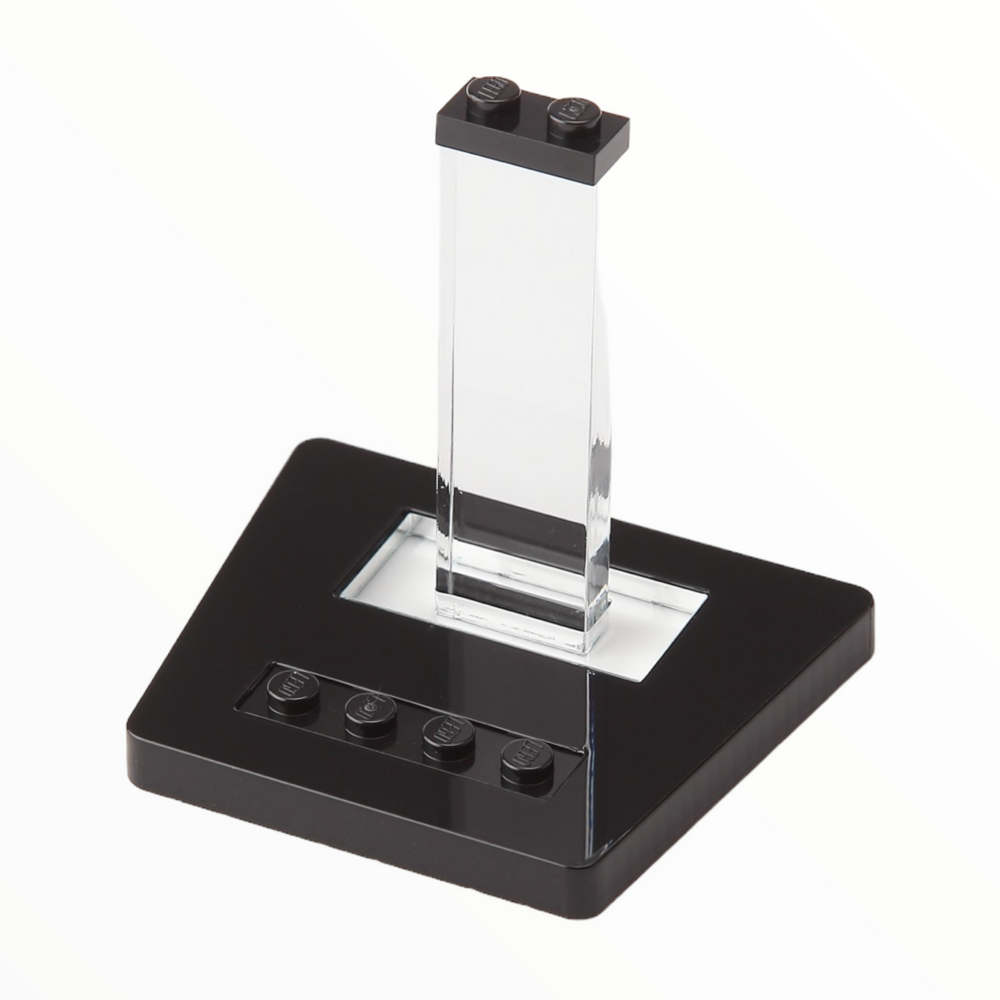 Tricked Out Bricks Micro Display Stand Classic (black base)