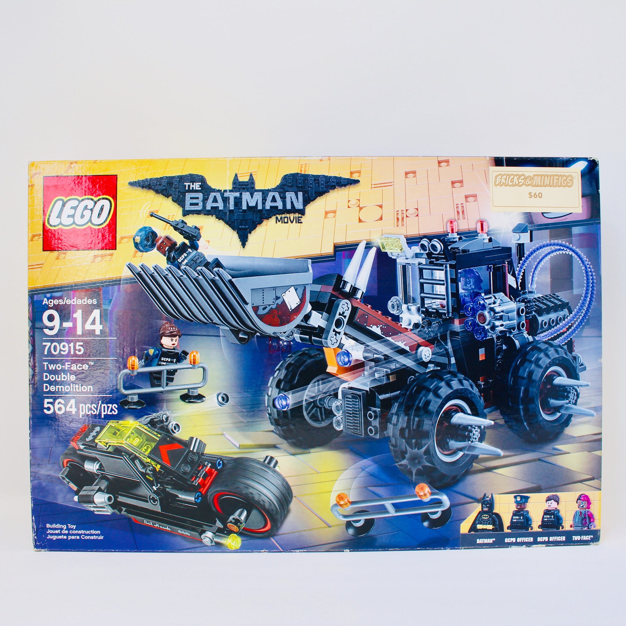 Retired Set 70915 The LEGO Batman Movie Two-Face Double Demolition